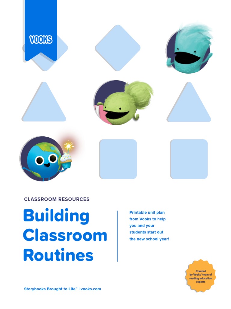 Vooks Resource Unit Building Classroom Routines | PDF | Classroom ...