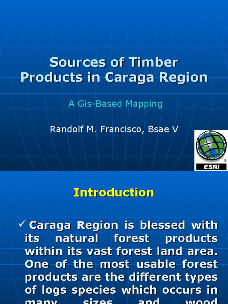 Timber Products in Caraga Region | PDF | Logging | Trees