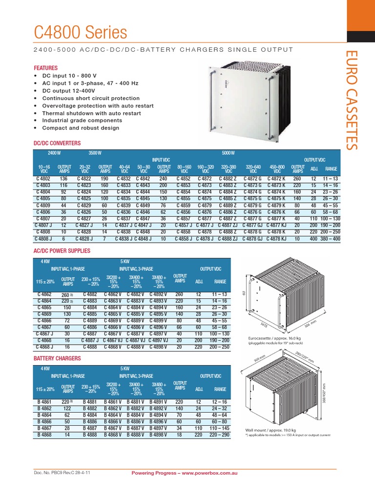 C4800 Series: Features | PDF | Relay | Diode