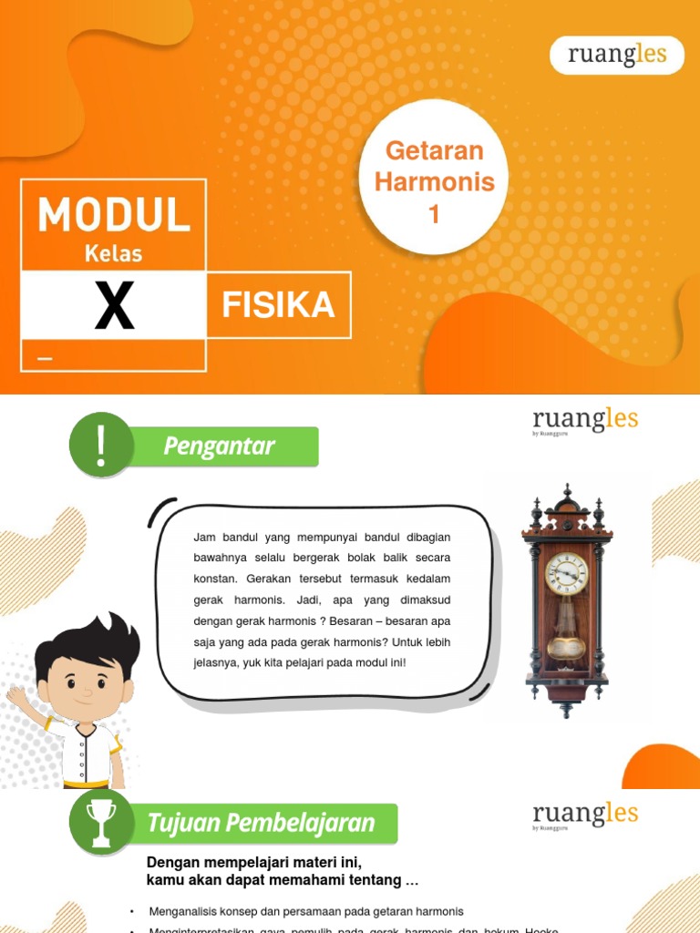 Fisika - 10SMA - Getaran Harmonis 1 | PDF