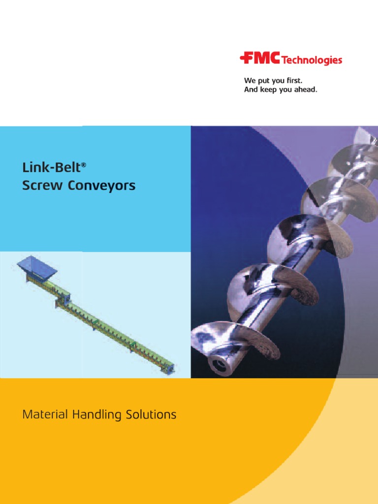Link-Belt® Screw Conveyors: Material Handling Solutions | PDF | Screw ...