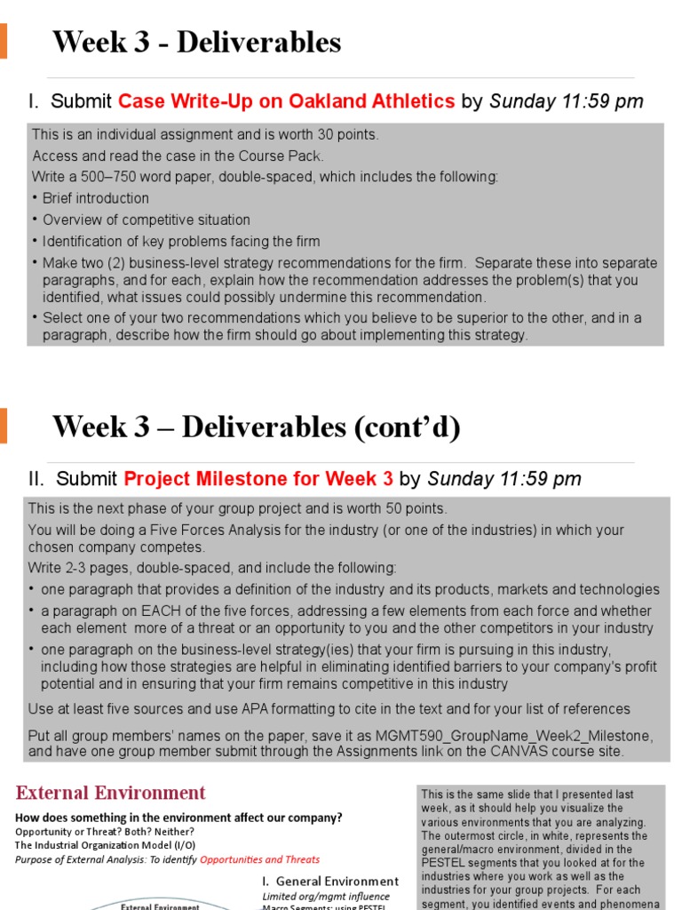 Week 3 - Deliverables: Case Write-Up On Oakland Athletics | Download ...