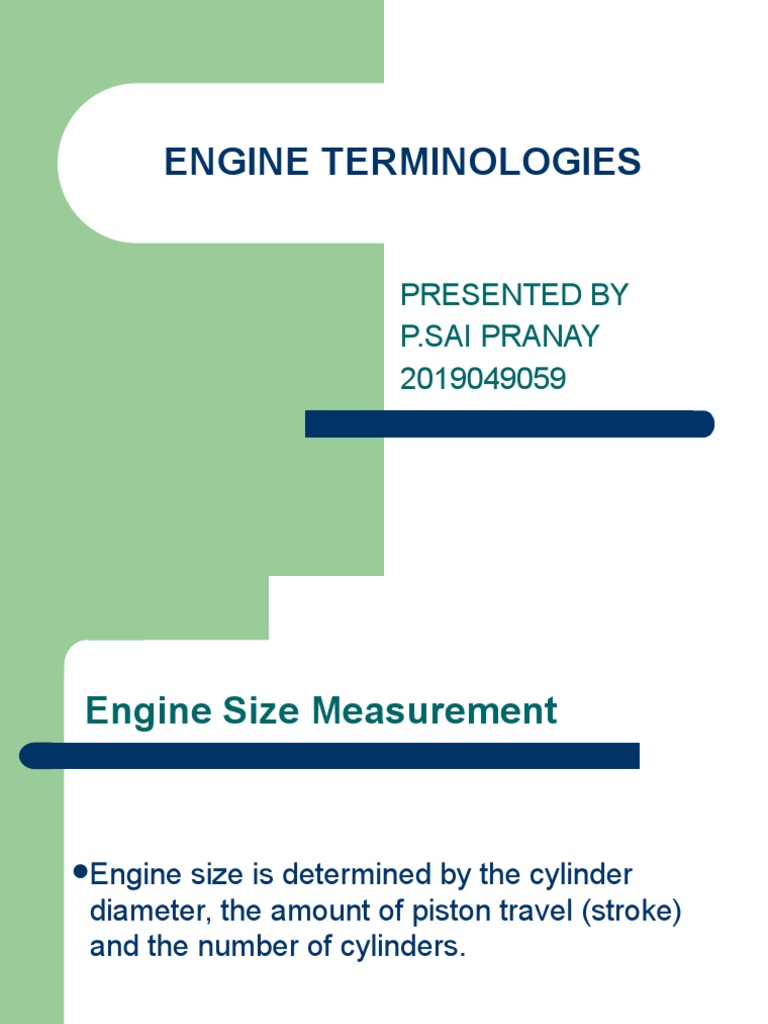 Understanding Engine Terminology | PDF | Engines | Systems Engineering