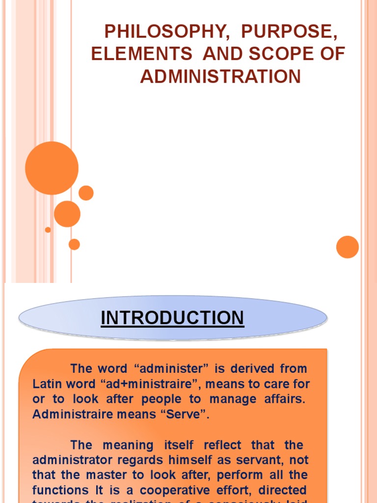 01 Introduction of Administration | PDF | Policy | Economies