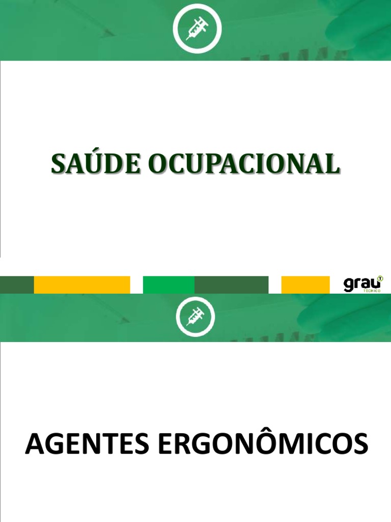 Agentes Ergonômicos | PDF | Fatores Humanos e Ergonomia | Cognição