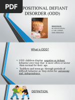 Oppositional Defiant Disorder Rating Scale - Preliminary Evidence of ...