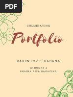 My Humss Portfolio: Culminating | PDF | Learning