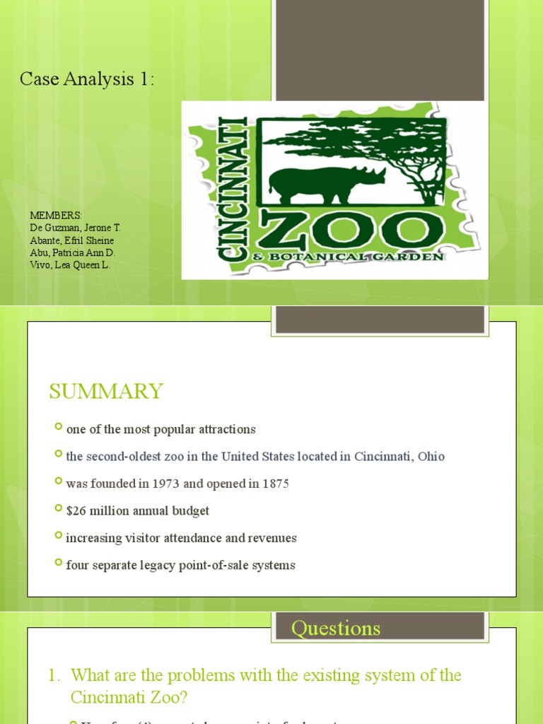 Case Analysis 1. | PDF | Analytics | Zoo