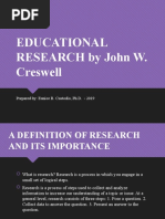 Creswell Creswell 2018 | PDF | Qualitative Research | Quantitative Research