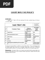 Fabric Relaxation SOP | PDF