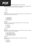 50 Ipv4 Subnetting Practice Questions (With Answer Key) | PDF | Ip ...