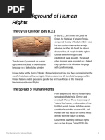 30 Basic Human Rights List | PDF | History