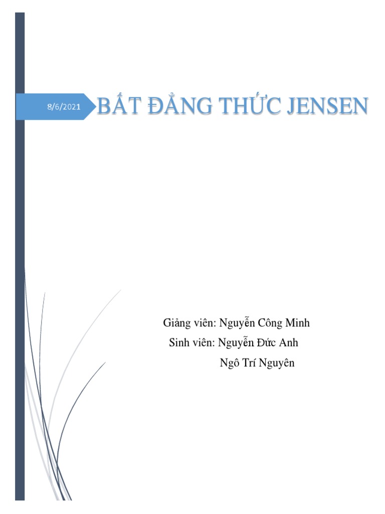 Bất đẳng thức Jensen | PDF