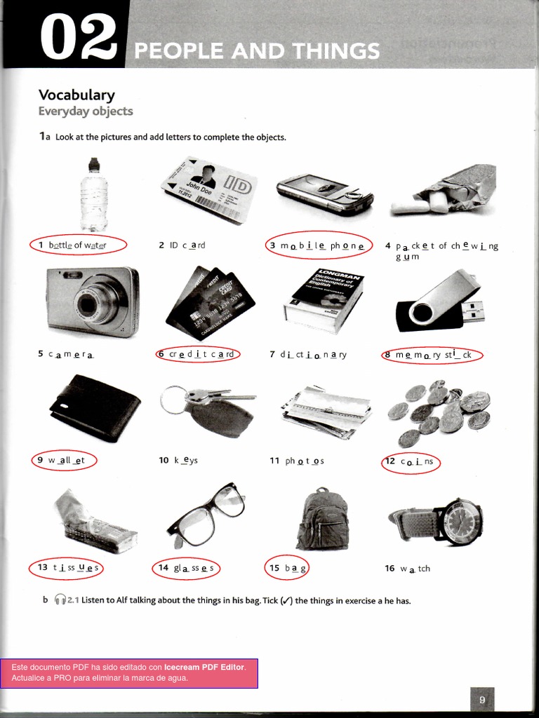 Unit 2 - People and Things | PDF