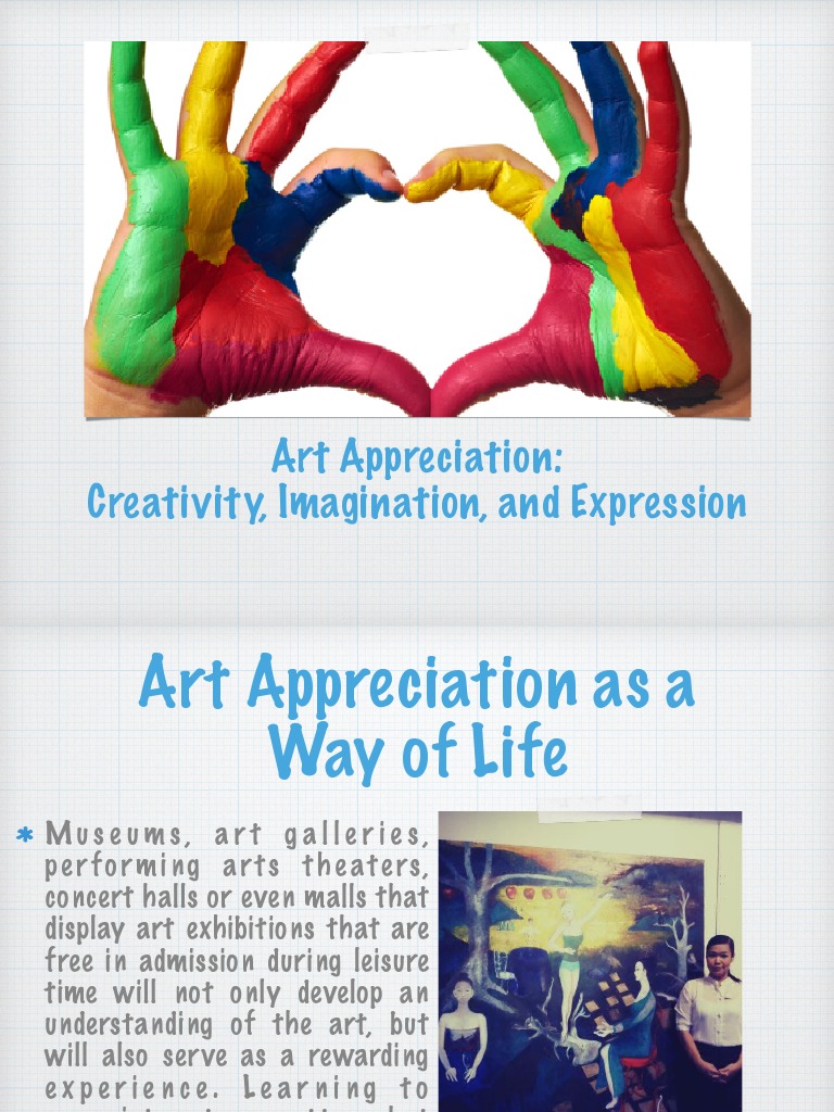 Art Appreciation: Creativity, Imagination, and Expression | PDF ...