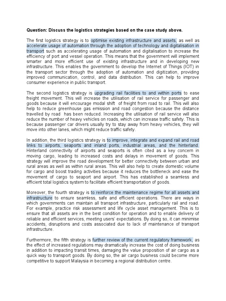 T7 Case 2 | PDF | Transport | Port