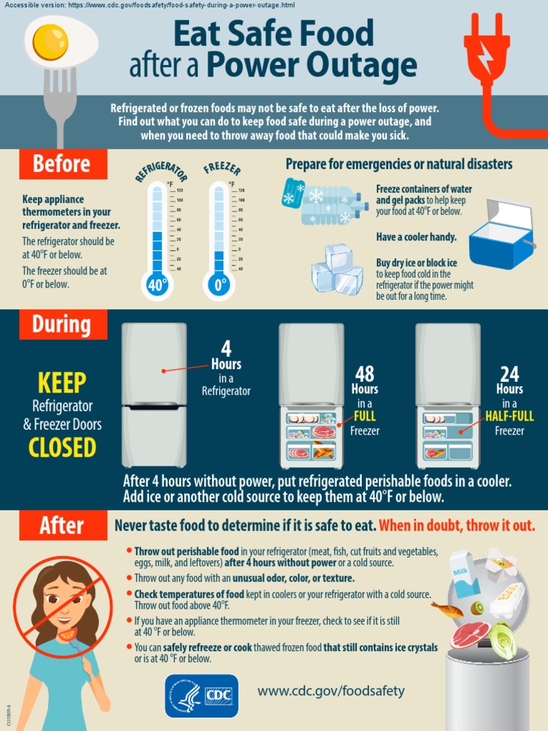 Eat Safe Infographic | PDF | Refrigerator | Foods