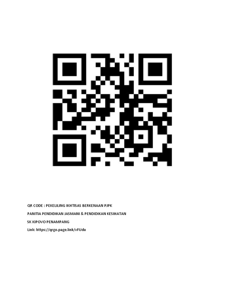 Bil 16 - QR Code - Pekeliling Ikhtisas Berkaitan PJPK | PDF