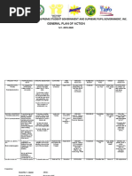 BSP Action Plan S.Y 2022-2023 | PDF | Learning