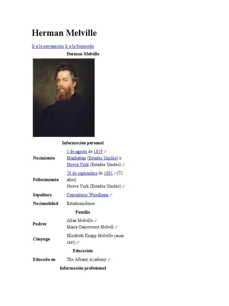 Herman Melville | PDF | Herman Melville
