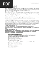 Product Hunting Criteria | PDF