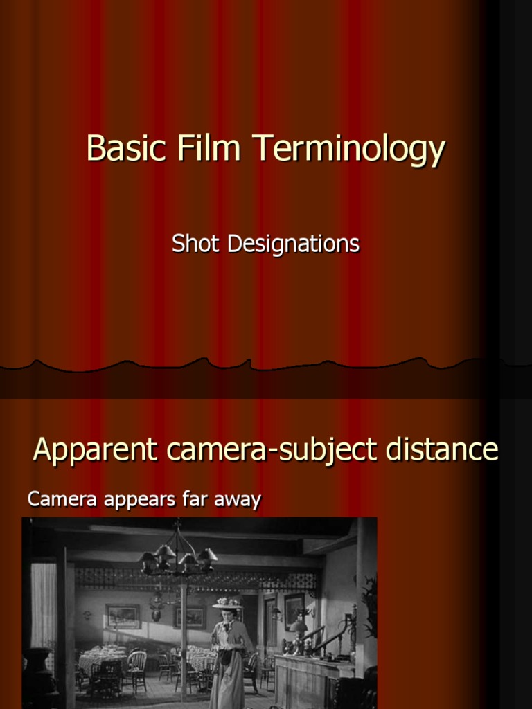 Film Terminology Guide: Shots & Angles | PDF | Vision | Electromagnetic ...
