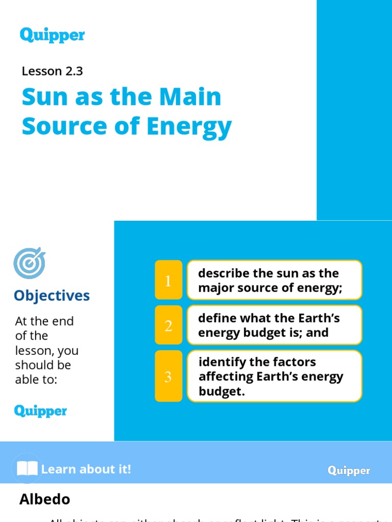 Sun: Earth's Primary Energy Source | PDF | Sun | Earth
