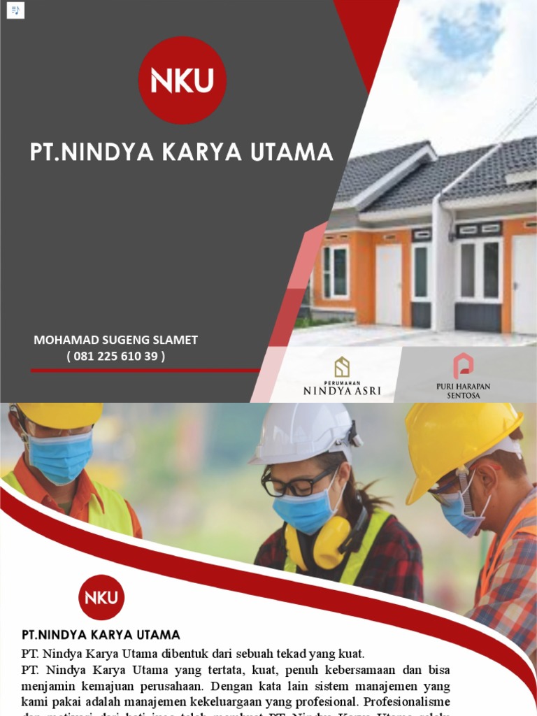 Presentasi Nindya Karya Utama | PDF | Bisnis