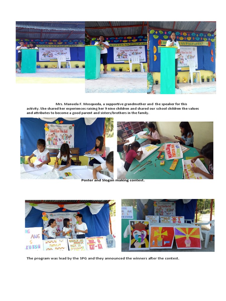 Poster and Slogan Making Contest.: The Program Was Lead by The SPG and ...