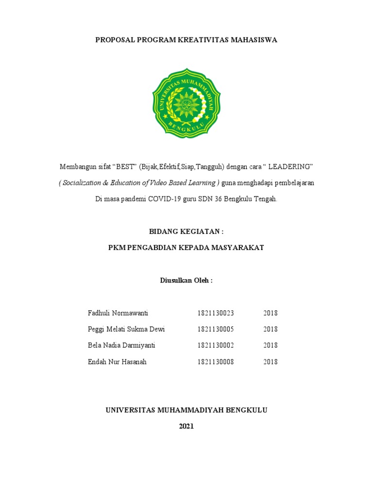 FIXXX PROPOSAL PROGRAM KREATIVITAS MAHASISWA Fixxx | PDF