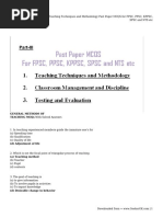 Educational Assessment Mcqs For PSC Headmaster | PDF | Educational ...