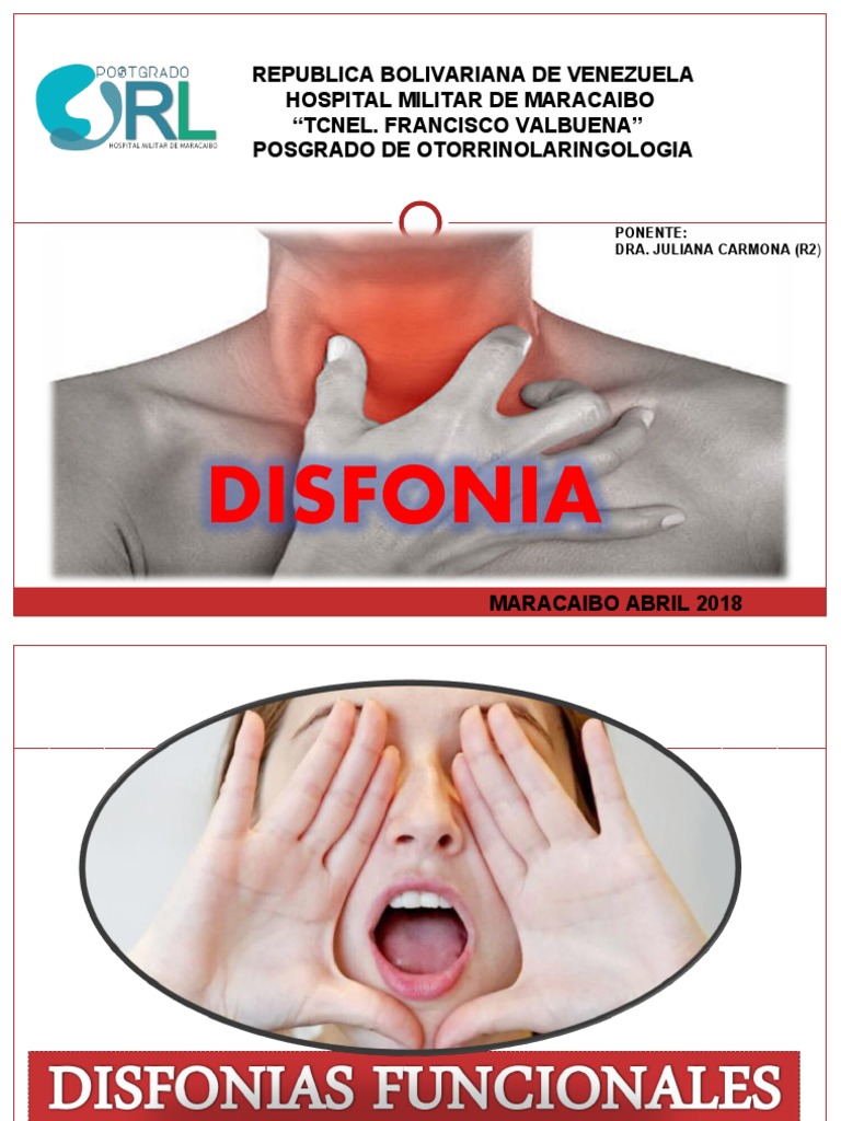 Disfonia Organicas y Funcionales Yuli | PDF | Laringe ...