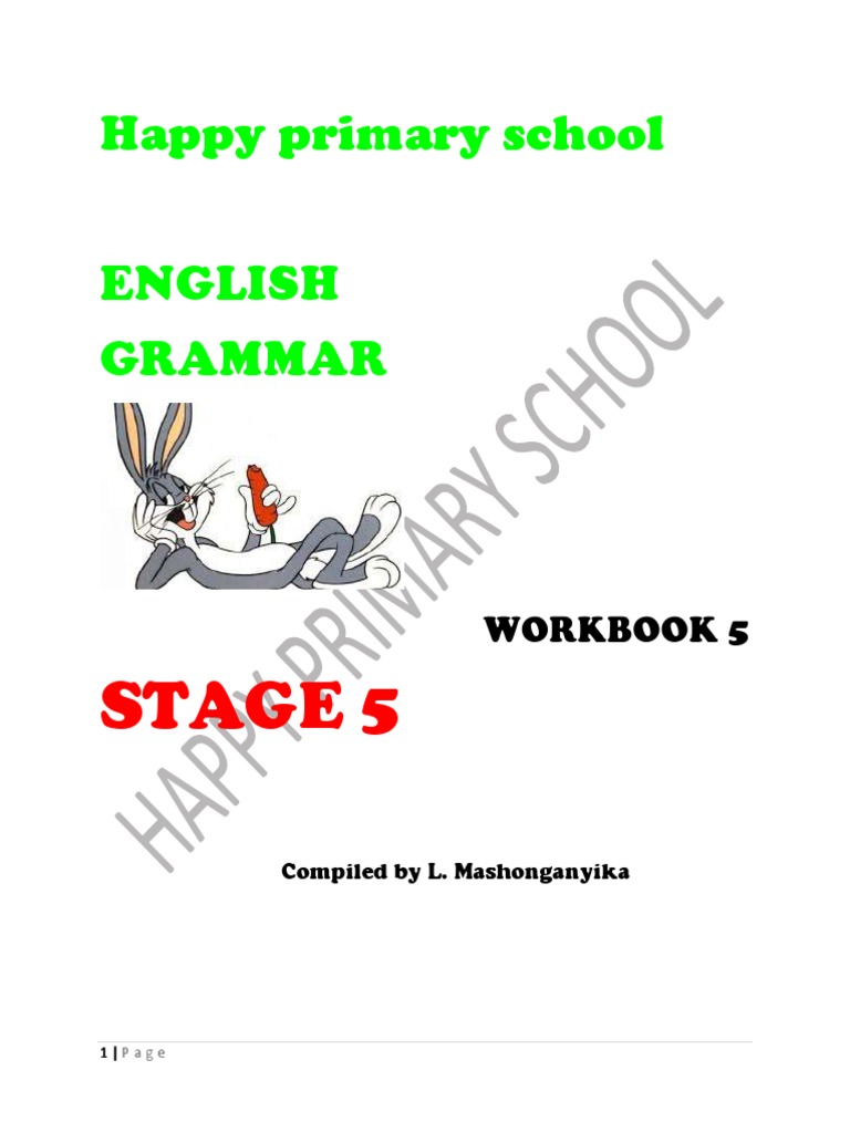 Primary School English Grammar Workbook | PDF | Adverb | Linguistics