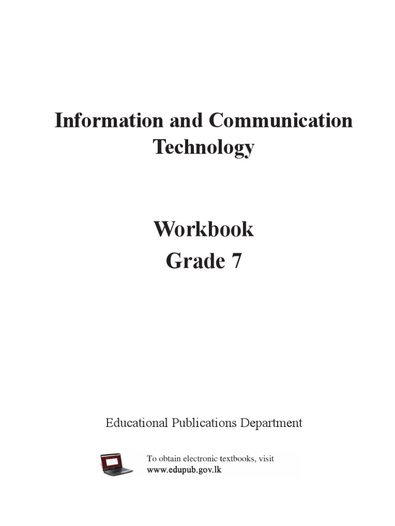 ICT - Work Book - Grade 07 | PDF | Central Processing Unit | Operating ...