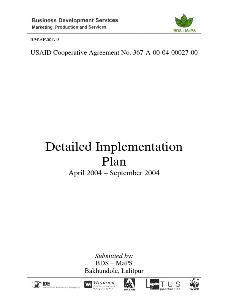 IDE Nepal DIP (Apr04-Sept04) | PDF | Supply Chain | Market (Economics)