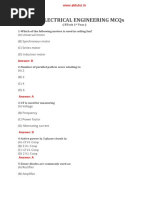 Basic Electrical Questions & Answers PDF | PDF | Series And Parallel ...