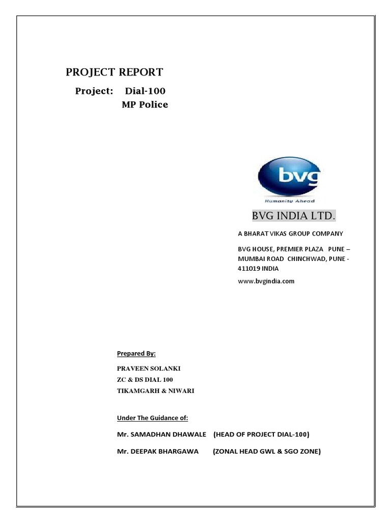 PROJECT REPORT Parveen Solanki | PDF
