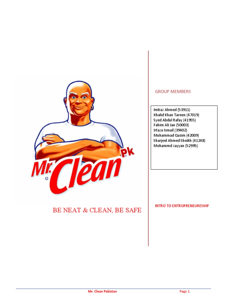 Mr. Clean's Entry into Pakistan | PDF | Prices | Brand