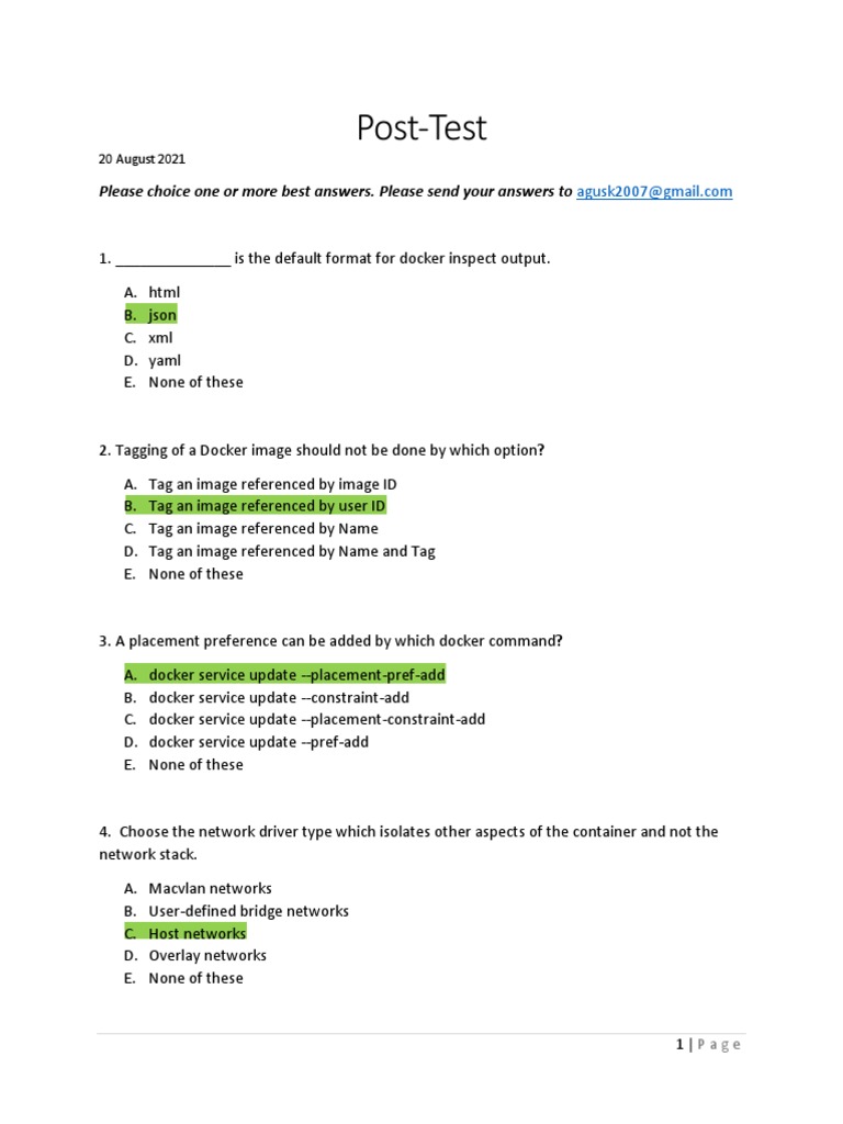 Core Grammar Post Test Answers Grammar Basics
