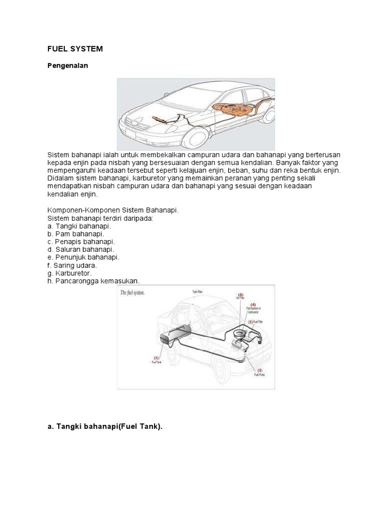 Fuel System | PDF | Griya & Taman | Teknologi & Rekayasa