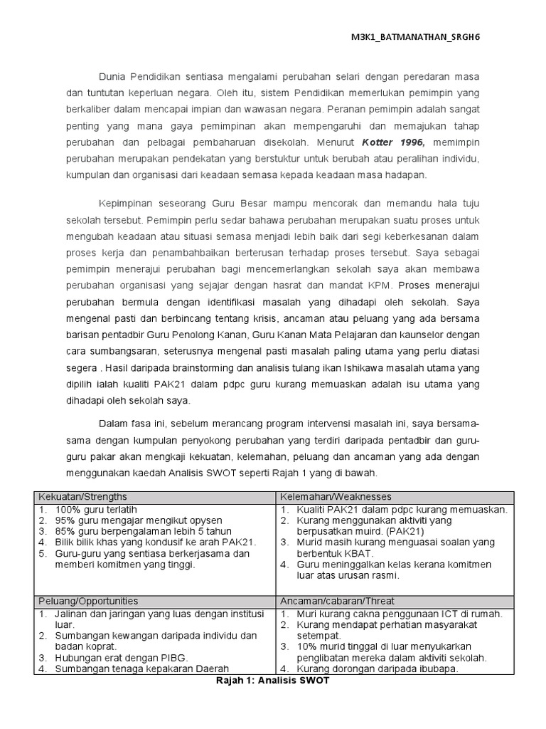 Contoh Stimulus PAK21 dalam Pembelajaran | PDF