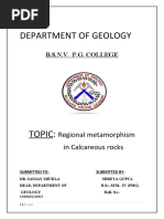Contact Metamorphism Vs Regional Metamorphism | PDF | Rock (Geology ...