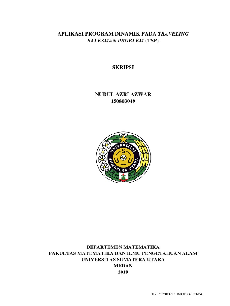 TSP: Program Dinamik Optimal | PDF