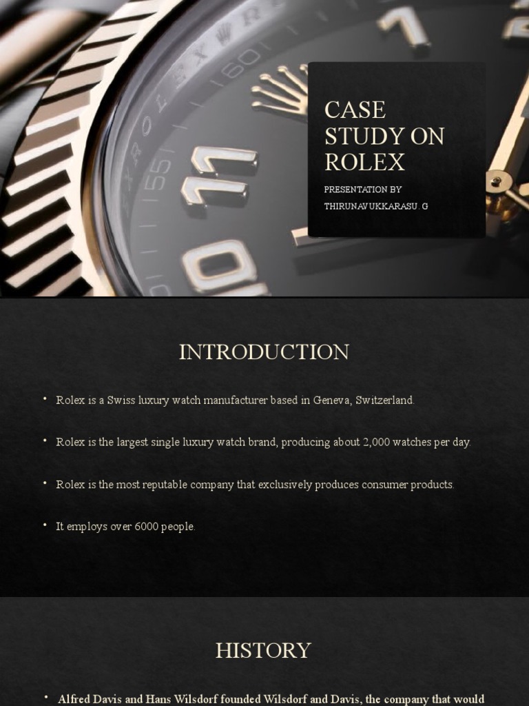 Case Study On Rolex | PDF | Business Process | Communication
