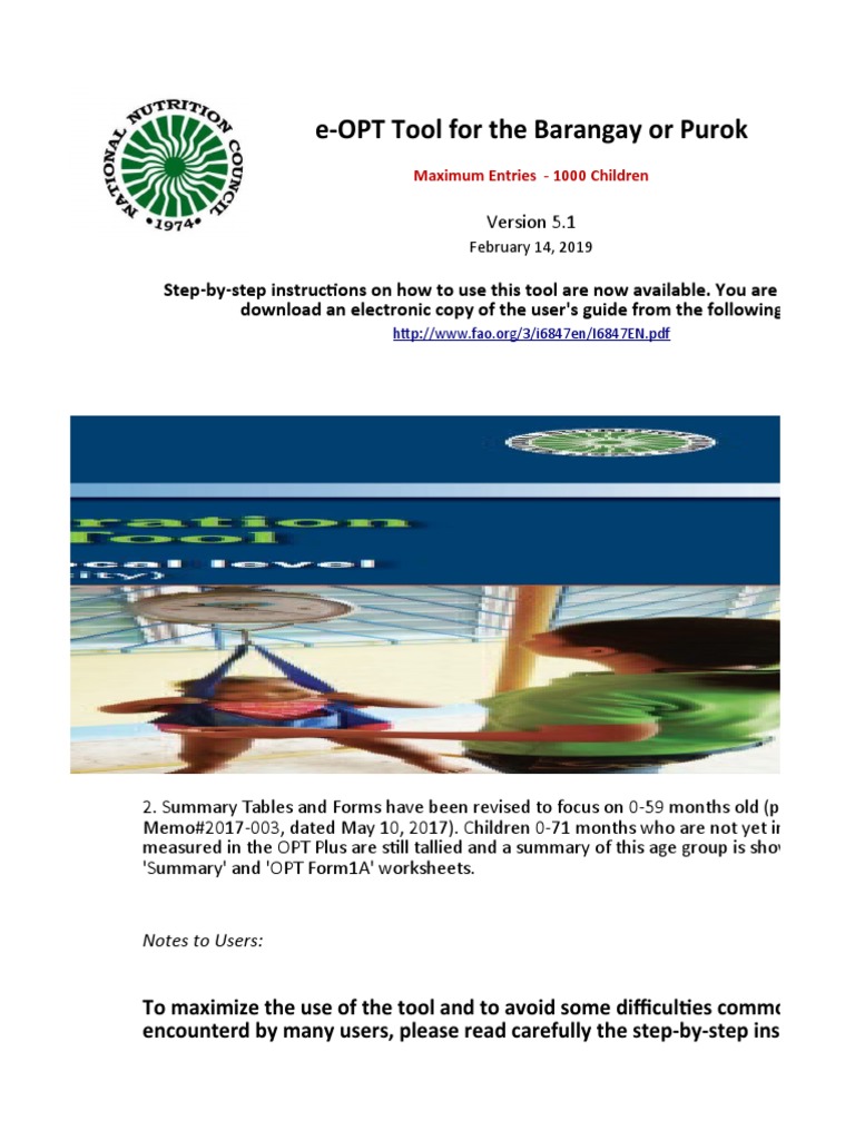 eOPT BRGY 65 | PDF | Microsoft Excel | Worksheet