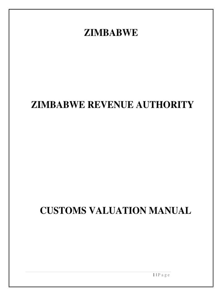 Customs Valuation Manual Edited | PDF | Prices | Discounts And Allowances