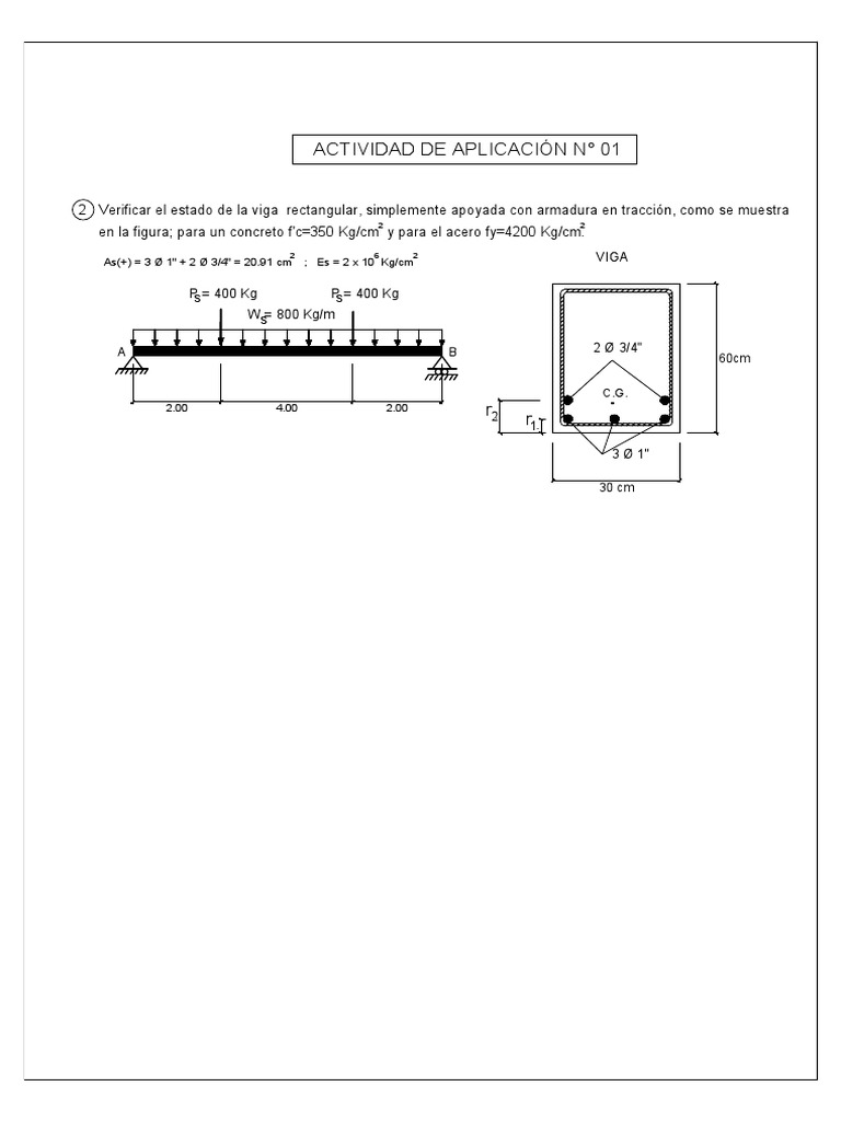 Verificación de Viga Rectangular en Tracción | PDF