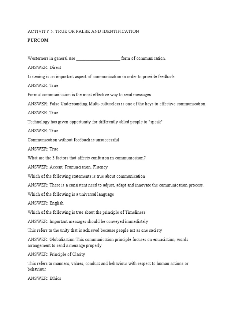 Activity 5 Identification Purcom | PDF | Career & Growth