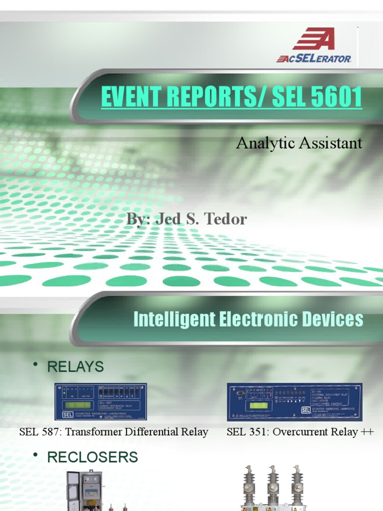 Event Reports - SEL 5601 | PDF | Relay | Computer Engineering