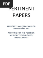 Application Letter For Doh | PDF